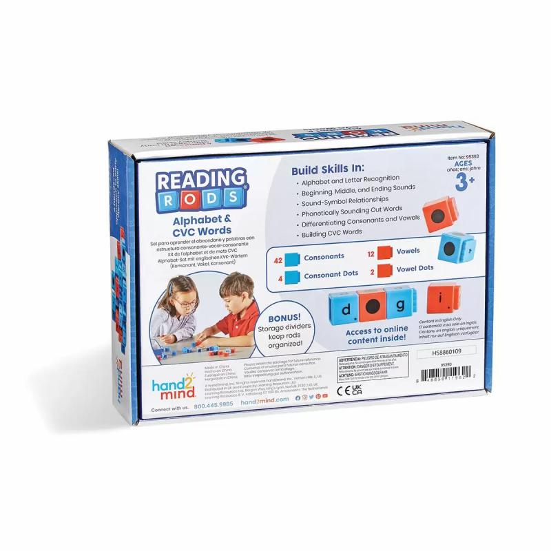 READING RODS - ALPHABET & CVC WORDS