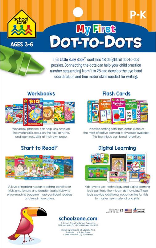 SCHOOL ZONE - MY FIRST DOT TO DOTS