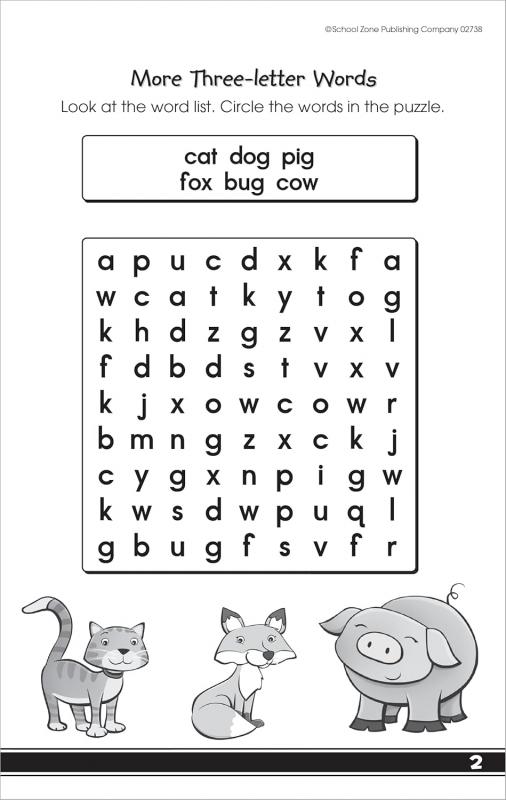 SCHOOL ZONE - MY FIRST WORD SEARCHES