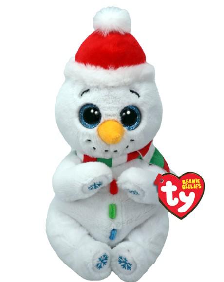 TY BEANIE BOOS BRRRNARD SNOWMAN BELLY REG