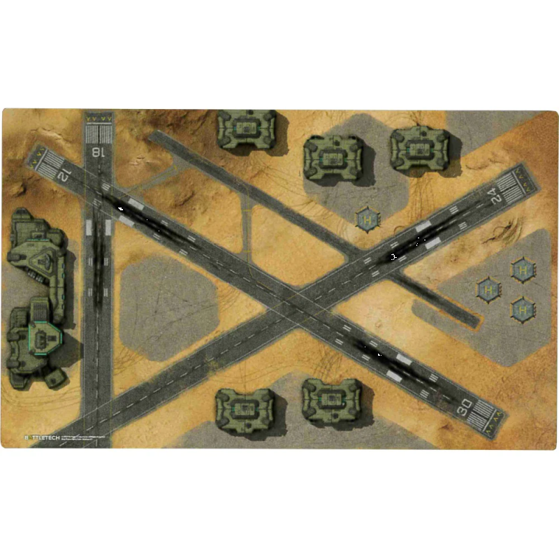 BATTLETECH ALPHA STRIKE MAT AEROBASE #1