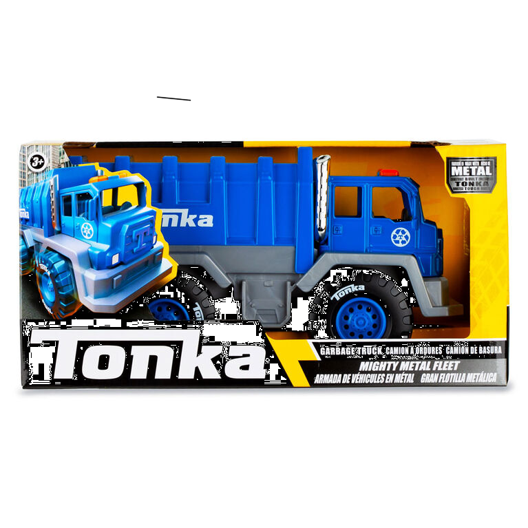 TONKA 8" MIGHTY METAL FLEET - GARBAGE TRUCK